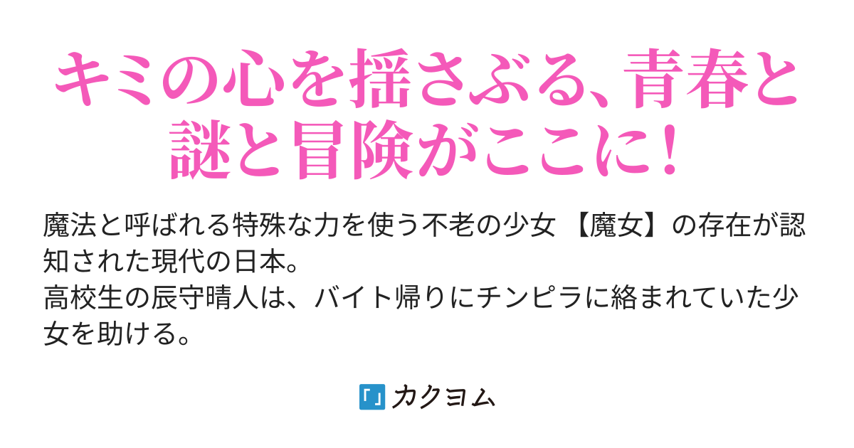 魔女と眷属〜普通の高校生だけど助けた魔女の眷属に成りました。尚、その後入った魔女組織には俺しか男がいない模様〜（寿司猫） カクヨム