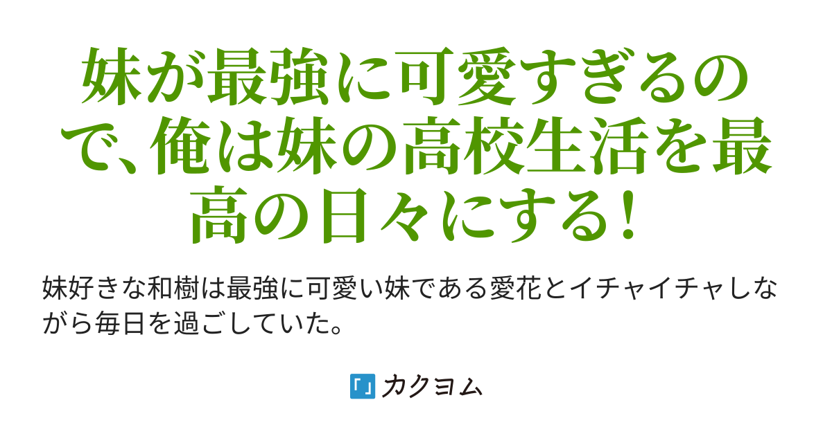 ハーレムになっても妹至上主義~妹が最強に可愛すぎるので、俺は妹の高校生活を最高の日々にするように頑張ります~(笹塚シノン) カクヨム