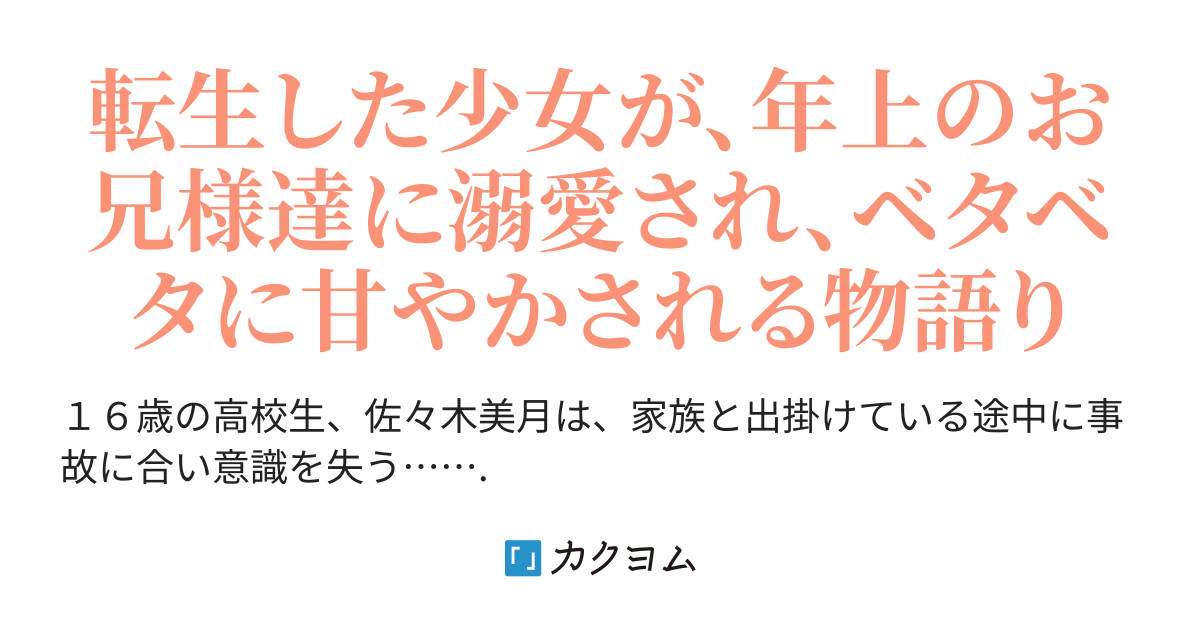 転生少女の愛される日々〜年上のお兄様達に毎日溺愛されて困ります〜(rumi) カクヨム