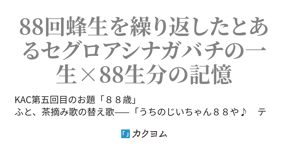 ハチ∞ 〜蜂無限大〜（古博かん） カクヨム