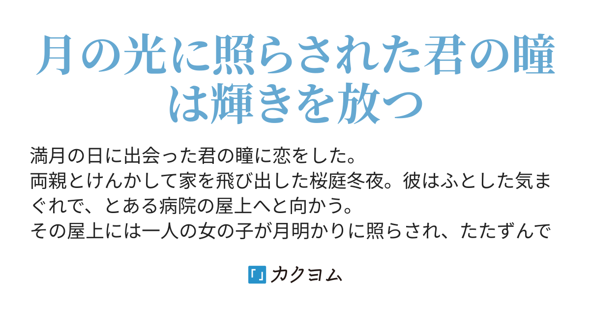 月の夜空に浮かぶ君（神木駿） カクヨム