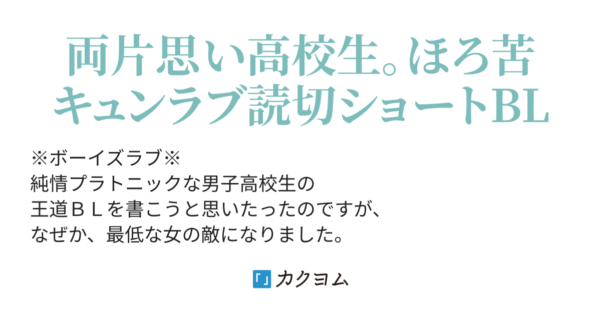 【bl】ヒコーキ雲ミダラで純情でサイテーな片想い（こぼねサワァ） カクヨム