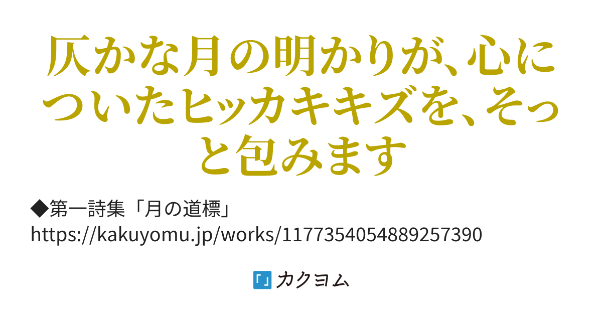 【詩集】月とヒッカキキズ(つきの) カクヨム