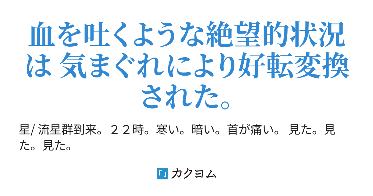 流星群（京極道真 ） カクヨム