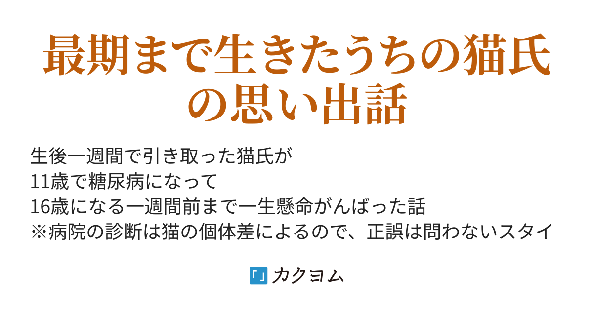 猫氏、寝ちゃったの？（リエ馨） カクヨム