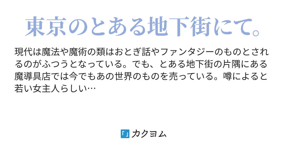 地下街の魔導具店にて(amurixxx) カクヨム
