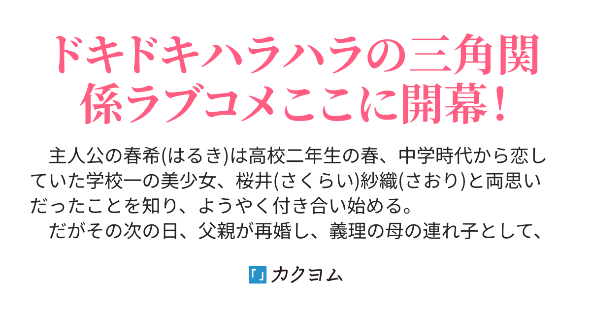 【祝!1万pv突破!】学校一の美少女の彼氏になったけど、学校で二番目に可愛い美少女と同居してます(ハンくん) カクヨム