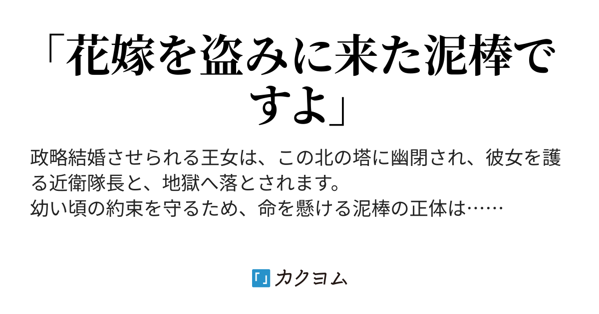 政略結婚させられる王女を盗みに来た泥棒と、護る近衛隊長! 幼い頃の約束を守るため命を懸ける(甘い秋空) カクヨム