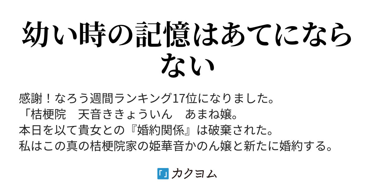 【感謝30000pv】さよなら初恋。虐げられた令嬢は偽りの恋から愛を得る(ユメミ) カクヨム