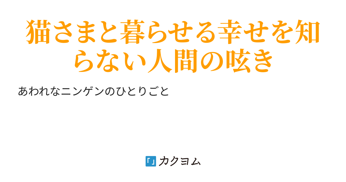 ネコを思ってマクラを抱く(星見守灯也) カクヨム