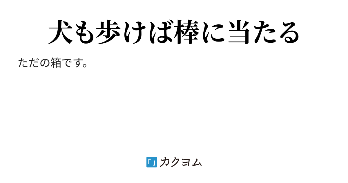 Kac20243 箱（wizard T） カクヨム