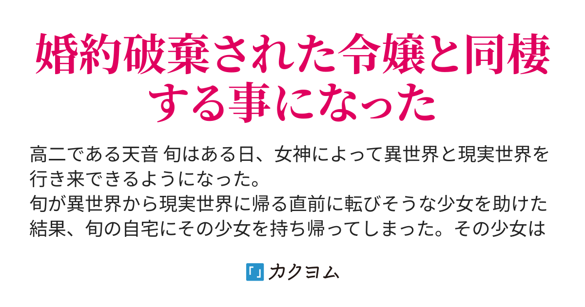 異世界に行けるようになったんだが自宅に令嬢を持ち帰ってしまった件(シュミ) カクヨム