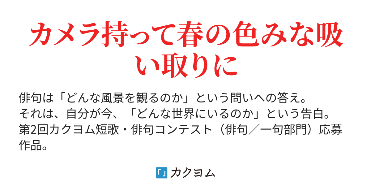 瑕疵のなき天そのままの白夜たれ 第2回カクヨム短歌・俳句コンテスト俳句の部・一句部門応募用作品(久保田弥代) カクヨム