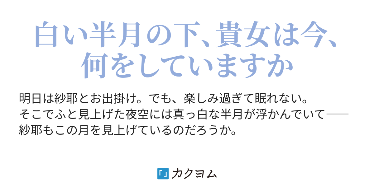 眠れぬ夜に貴女を想う(南村知深) カクヨム