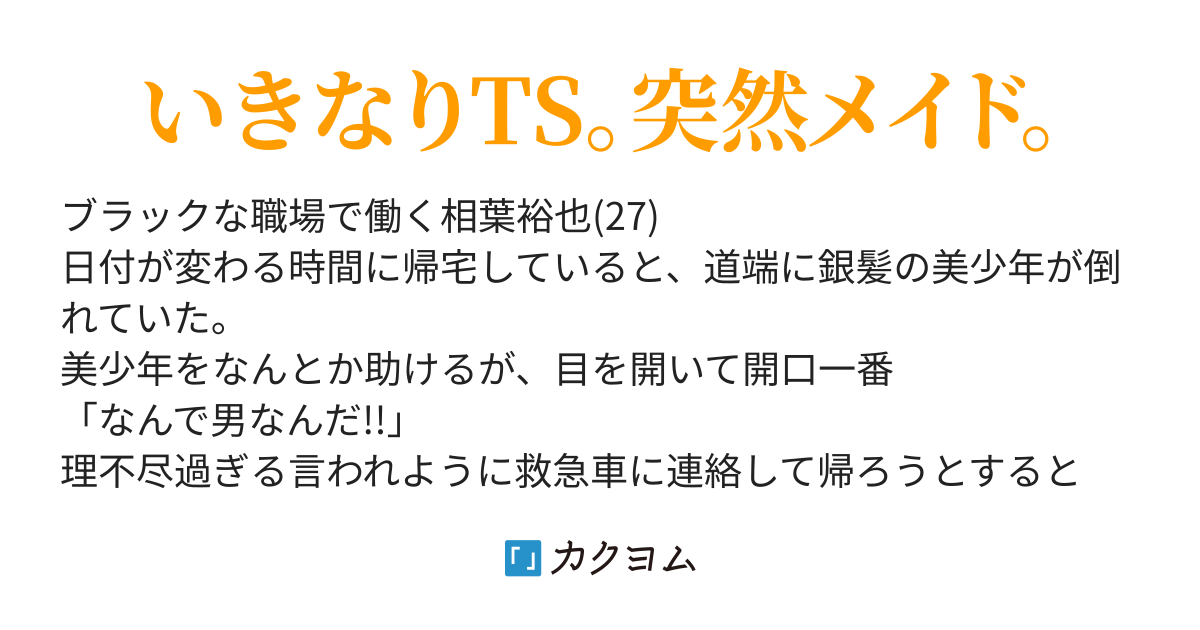 Tsしてメイド〜道端で倒れていた銀髪美少年の魔王を助けたら「なんで男なんだ」と怒られ女に変わりました。(高野ヒロ) カクヨム