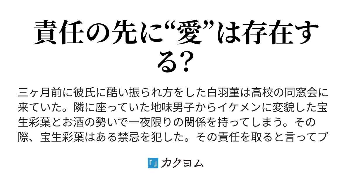 僕に責任取らせて下さい【完】（宮野藍） カクヨム