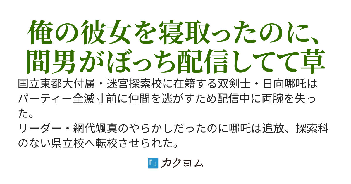 第27話 迷宮部活動再開 - 全滅寸前のパーティーを逃がすため、配信中に両腕を失った双剣士の俺が追放されたらヒロインたちが曇った（東夷） - カクヨム
